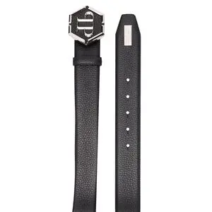 Philipp Plein Iconic Logo Buckle Belt
