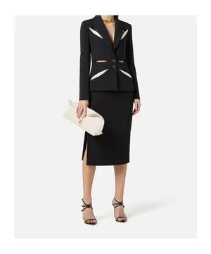 Elisabetta Franchi Blazer With Openwork Details