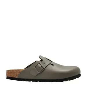 BIRKENSTOCK Boston Slippers - Grey