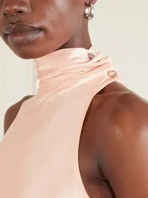 Rabanne Embellished Pleated Dress