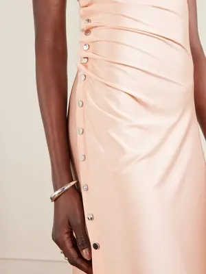 Rabanne Embellished Pleated Dress