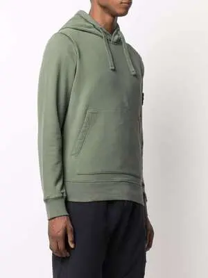 Stone Island Compass Garment-dyed Hoodie