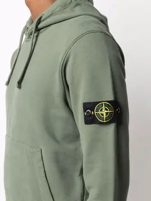 Stone Island Compass Garment-dyed Hoodie