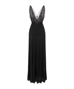 Elisabetta Franchi Tulle Red Carpet Dress