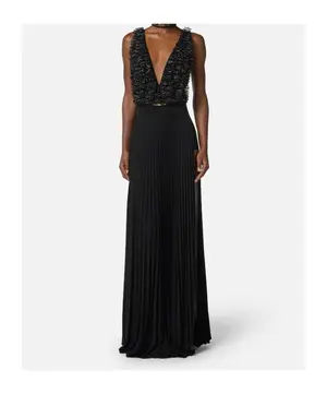 Elisabetta Franchi Tulle Red Carpet Dress