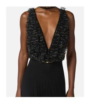 Elisabetta Franchi Tulle Red Carpet Dress