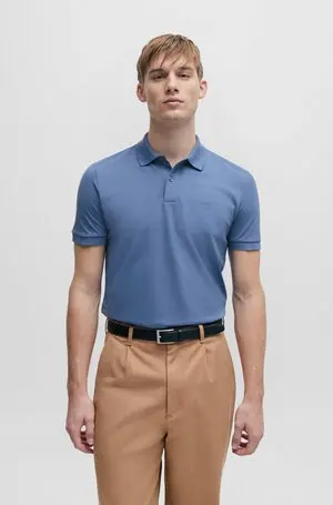 Hugo Boss Logo-appliqué Polo Shirt