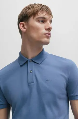 Hugo Boss Logo-appliqué Polo Shirt