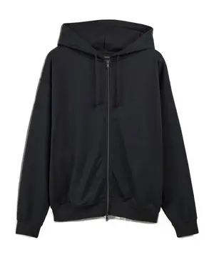 Y3 Ft Zip Hoodie - Black
