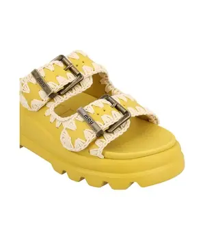 Mou Eva Two-buckle Slide Sandals