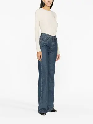 Polo Ralph Lauren Pony Embroidered Cable-knit Jumper - Nude