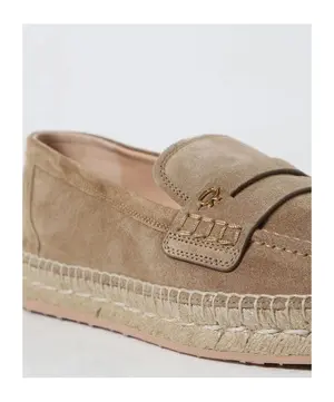 GIANVITO ROSSI Straw Loafer Shoes