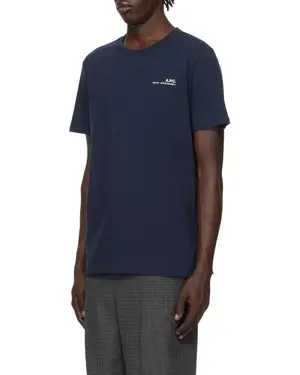 A.p.c. Logo Printed Crewneck T-shirt