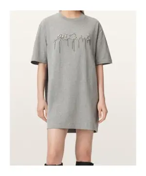 ALLSAINTS Sequin-embellished Logo-print T-shirt