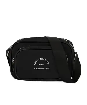 Karl Lagerfeld Rue St-guillaume Shoulder Bag - Black