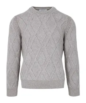 GRAN SASSO Round Neck Sweater - Gray