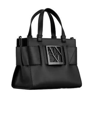 Armani Exchange Logo Structured Tote