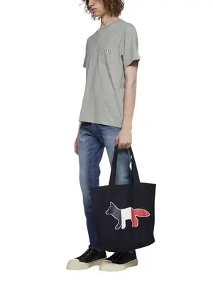 Maison Kitsuné Fox-patch Cotton T-shirt