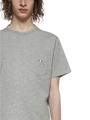 Maison Kitsuné Fox-patch Cotton T-shirt