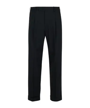 PT TORINO Cuffed Trousers - Black