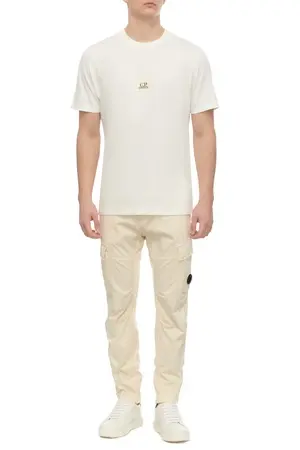C.P. COMPANY Logo-patch Cotton T-shirt