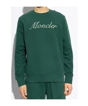 Moncler Logo Patch Crewneck Sweatshirt