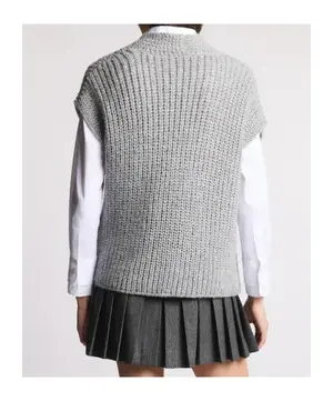FAY Hook-closure Mohair Waistcoat