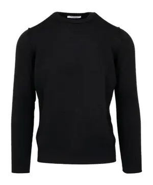 GRAN SASSO Long-sleeved Sweater - Black