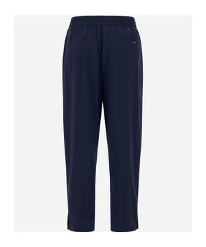 Herno Lightweight Drawstring Cropped Trousers