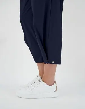 Herno Lightweight Drawstring Cropped Trousers