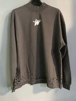 We11Done Distressed-hem Sweatshirt