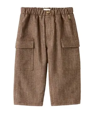 IL GUFO Straight-leg Cargo Pants - Brown