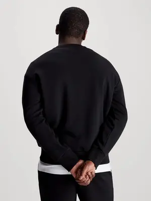 Calvin Klein Round Collar Long Sleeve Sweater