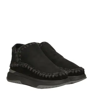 Mou Stitch-trim Ankle Boots