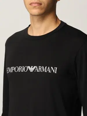 Emporio Armani Logo Printed Crewneck T-shirt