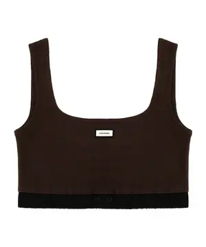 ENTIRE STUDIOS Lounge Top - Black