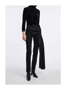 Dorothee Schumacher Velvet Turtleneck Top