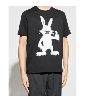 Paul Smith Rabbit-print Crewneck T-shirt