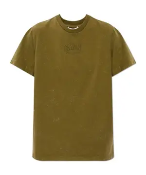 GANNI Logo Print T-shirt