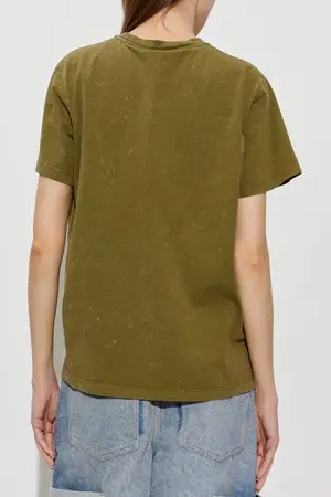 GANNI Logo Print T-shirt