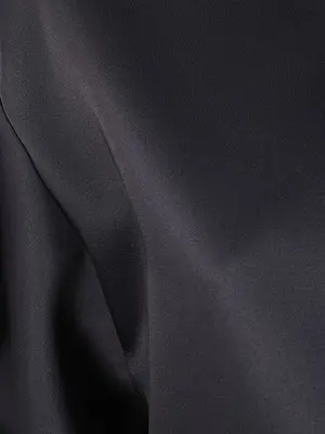 TWINSET Duchesse Cropped Jacket With Lantern Sleeves
