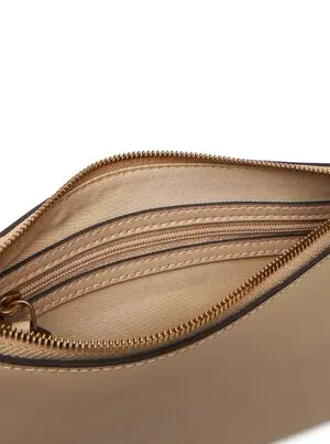 Pinko Flat Horizontal Top Zipped Clutch Bag