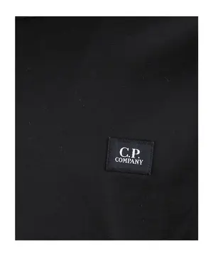 C.P. COMPANY Logo Patch Crewneck T-shirt