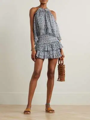 Isabel Marant Étoile Naomi Floral Ruffled Mini Skirt