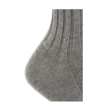 Eleventy Ribbed Knit Crew Socks With Three Stripes