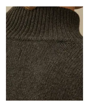C.P. COMPANY Lens Detailed Turtleneck Cardigan