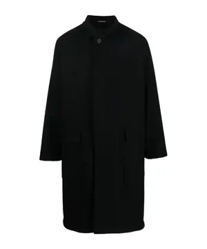 Tagliatore Loyd Long-sleeved Coat - Black