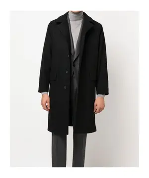 Tagliatore Loyd Long-sleeved Coat - Black