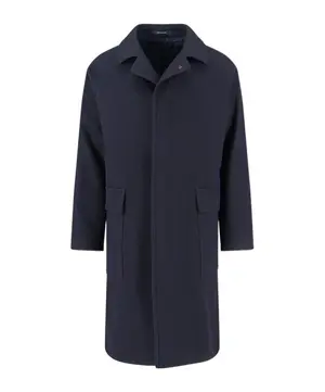 Tagliatore Loyd Long Sleeved Coat - Blue