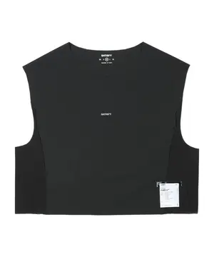 Satisfy Sleeveless Vest - Black